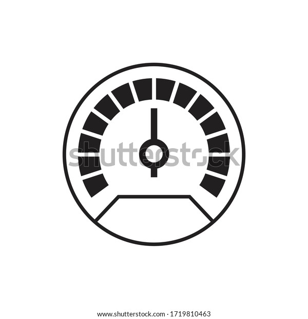 Energy Meter Icon Design Isolated On Stock Vector (Royalty Free ...