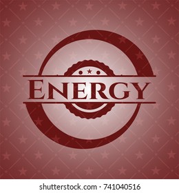 Energy Red Emblem Stock Vector (Royalty Free) 741040516 | Shutterstock