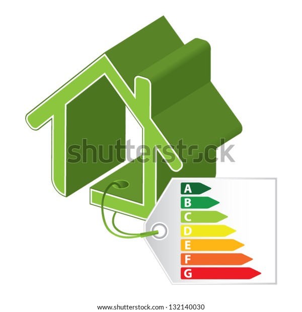 Energy Saving Certificate Concept Green Building Stock Vector (Royalty ...