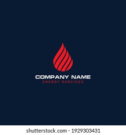 Energy Services Logo Design Template Stock Vector (Royalty Free ...