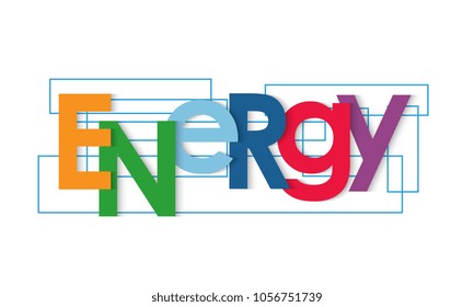 Energy Vector Letters Stock Vector (Royalty Free) 1056751739 | Shutterstock