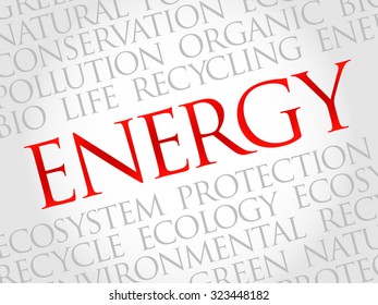 Energy Word Cloud Environmental Concept 스톡 일러스트 403918882 | Shutterstock