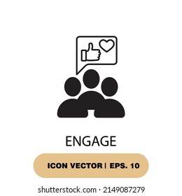 Engage Icons Symbol Vector Elements Infographic Stock Vector (Royalty ...