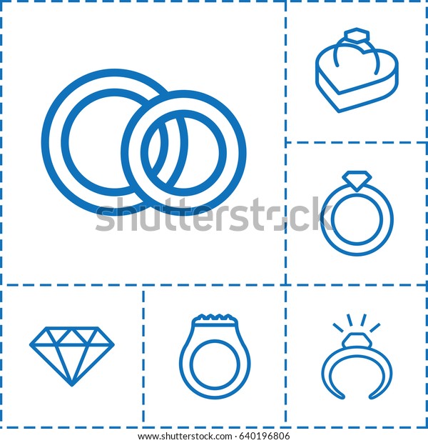 Engagement Icon Set 6 Engagement Outline Stock Vector (Royalty Free ...