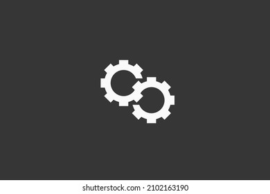 Engine Gear Mechanism Logo Design Stock Vector (Royalty Free ...