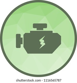 Engine Motor Power Icon Vector Image 스톡 벡터(로열티 프리) 279361874 | Shutterstock