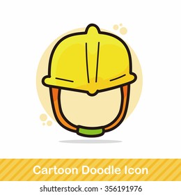 Engineer Helmet Color Doodle Stock Vector (Royalty Free) 356191976 ...