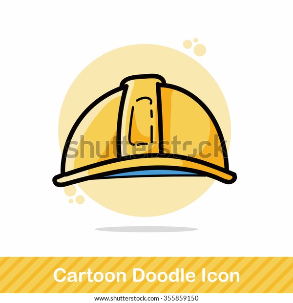 Engineer Helmet Color Doodle Stock Vector (Royalty Free) 355859150 ...