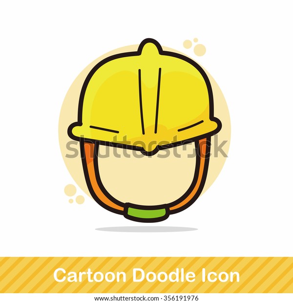 Engineer Helmet Color Doodle Stock Vector (Royalty Free) 356191976 ...