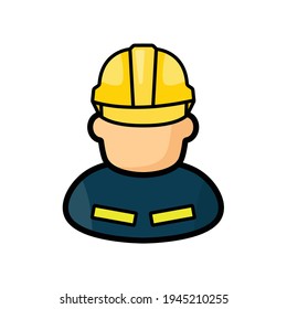 Engineer Repairman Icon Vector Isolated On Stock Vector (Royalty Free ...