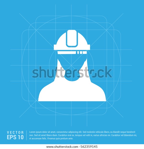 Engineer User Icon Stock Vector (Royalty Free) 562359145 | Shutterstock