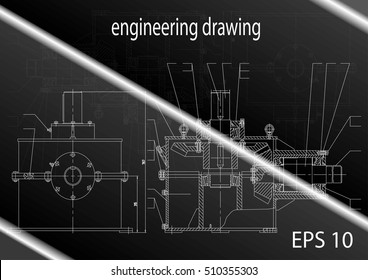 Engineering Drawing Industry Education Science Engineering: стоковая ...