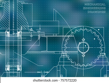 Designer Working On Cad Blueprint Monochrome Stock Photo (Edit Now ...