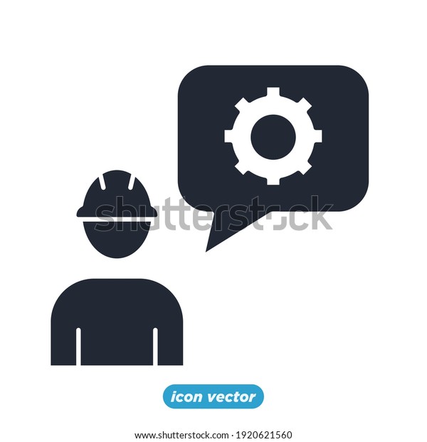 Engineering People Icon People Teamwork Engineering Stock Vector ...