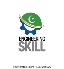 Engineering Skills Vector Logo Pakistan Flag: เวกเตอร์สต็อก (ปลอดค่า ...