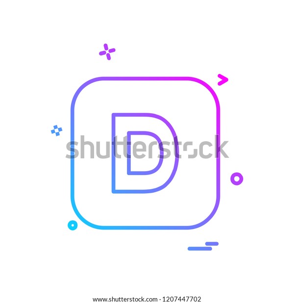 English Alphabet Icon Design Vector Stock Vector (Royalty Free ...