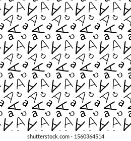 English Alphabet Pattern Design: vector de stock (libre de regalías ...