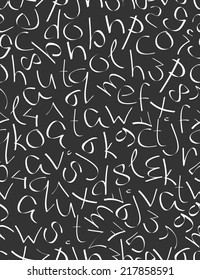 English Alphabet Seamless Pattern Stock Vector (Royalty Free) 217858591 ...