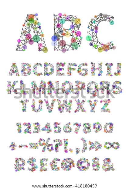 English Alphabet Vector Illustration Stock Vector (Royalty Free ...