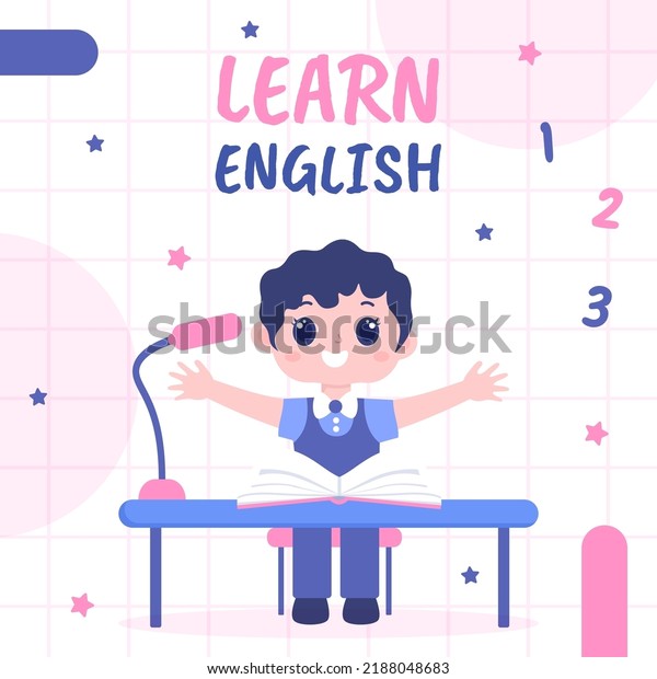 English Class Template Background Hand Drawn 库存矢量图（免版税）2188048683 ...