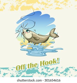 Idiom Off Hook Illustration Stock Vector (Royalty Free) 310278830 ...