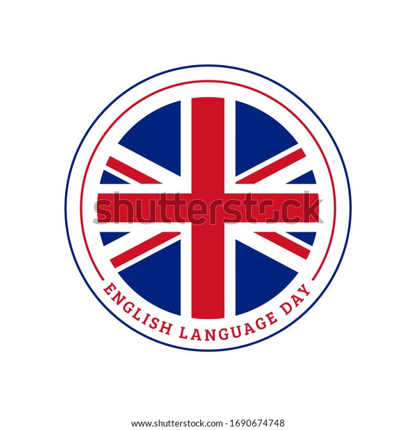 English Language Day Vector Illustration Stock Vector (Royalty Free ...