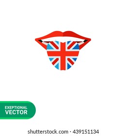 English Language Vector Icon Stock Vector (Royalty Free) 439151134 ...
