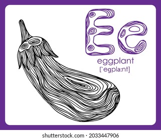 191 Letter e eggplant Images, Stock Photos & Vectors | Shutterstock