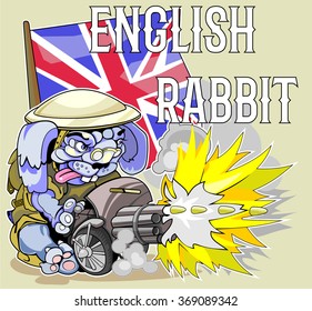 English Rabbit Stock Vector (Royalty Free) 369089342 | Shutterstock