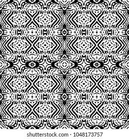 Endless Black White Engraving Pattern Texture Stock Vector (Royalty ...