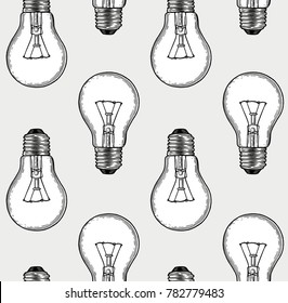 Engraving Light Bulbs Stock Vector (Royalty Free) 782779483 | Shutterstock