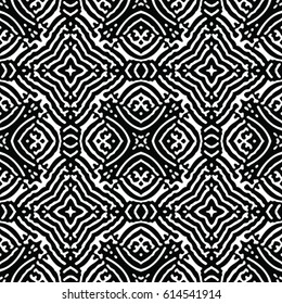 Vector African Pattern Seamlessly Tiling Seamless Stock Vector Royalty
