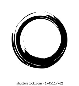 Enso Vector Symbol Logo Emblem Design Stock Vector (Royalty Free ...