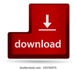 Enter Key Text Download: vector de stock (libre de regalías) 193745975 ...