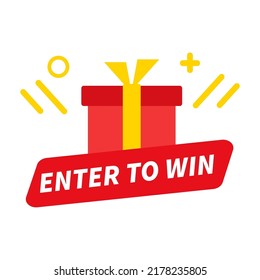 Enter Win Form Gift Modern Web Stock Vector (Royalty Free) 2178235805 ...