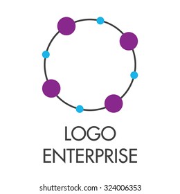 Enterprise Connection Logo Design Stock Vector (Royalty Free) 324006353 ...