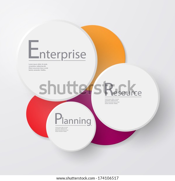 Enterprise Resource Planning Stock Vector (Royalty Free) 174106517 ...
