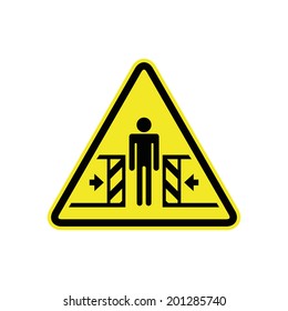 Entrapment Risk Sign Stock Vector (Royalty Free) 201285740 | Shutterstock
