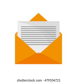 Envelope Email Letter Design Stock Vector (Royalty Free) 479334721 ...