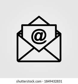 Mail Icon Vector Email Icon Vector 库存矢量图（免版税）1901670625 | Shutterstock