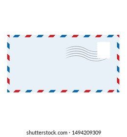 Envelope Illustration Airmail Vector Eps: vector de stock (libre de regalías) 1494209309 ...