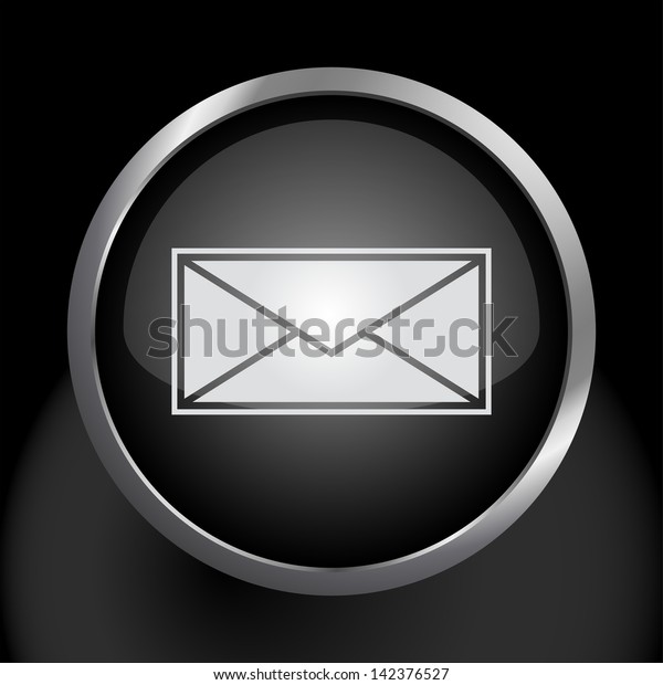 Envelope Letter Icon Symbol Stock Vector (Royalty Free) 142376527 ...
