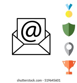 Email badge Images, Stock Photos & Vectors | Shutterstock