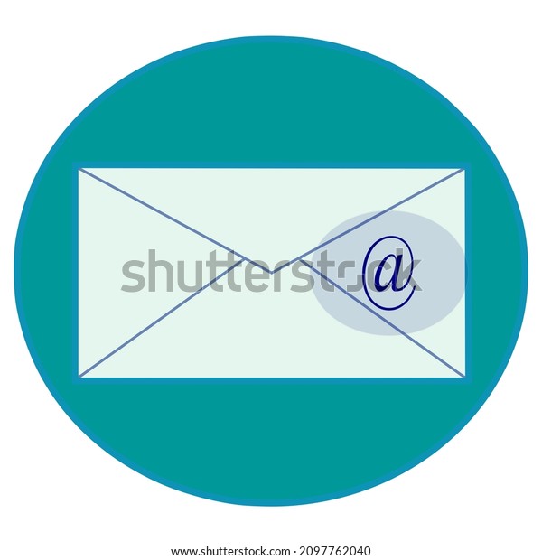 Envelope Symbol Email Sign Stock Vector (Royalty Free) 2097762040 ...