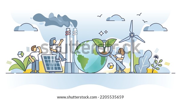 Environmental Impact Assessment Eia Nature Analysis Stock Vector ...