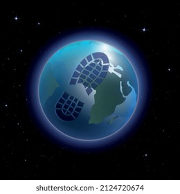 1,080 Realistic footprint Images, Stock Photos & Vectors | Shutterstock