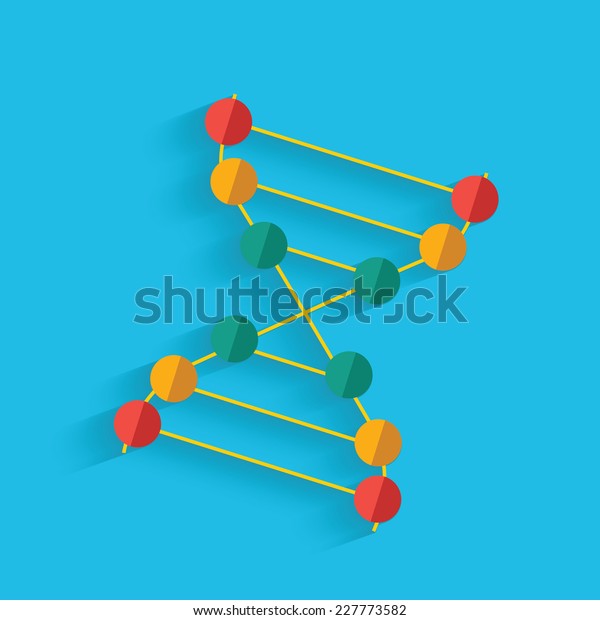 Enzyme Symbol On Blue Backgroundclean Vector Stock Vector (Royalty Free ...