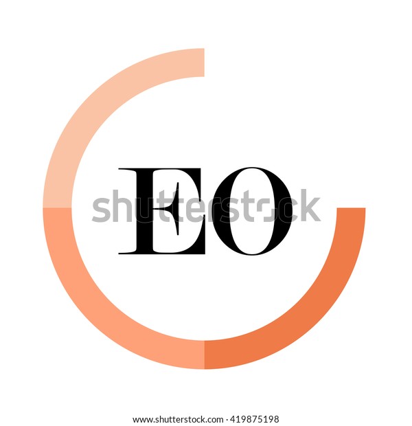 Eo Black Letters Modern Type Font Stock Vector (Royalty Free) 419875198 ...