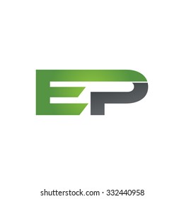 Ep Company Linked Letter Logo Green Stock Vector (Royalty Free ...
