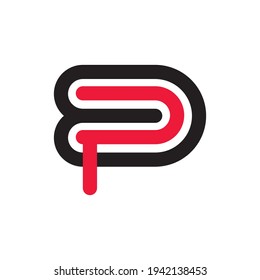 Epd Letter Edp Letter Logo Design Stock Vector (Royalty Free ...
